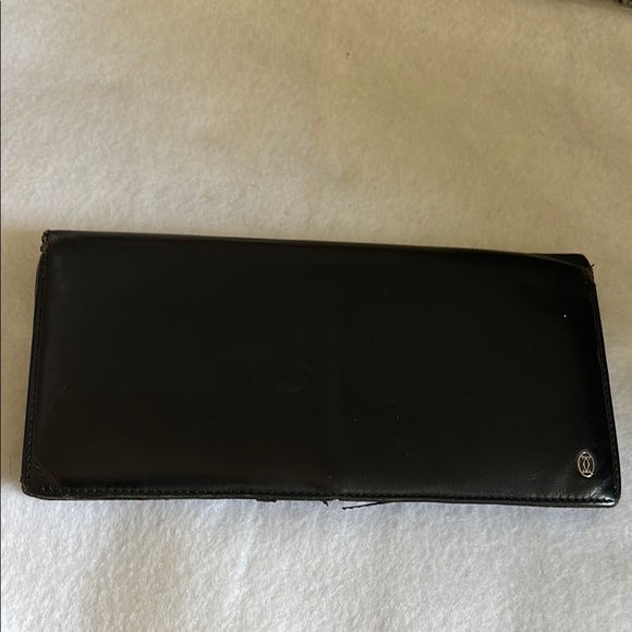 Cartier | Bags | Vintage Cartier Black Leather Wallet | Poshmark